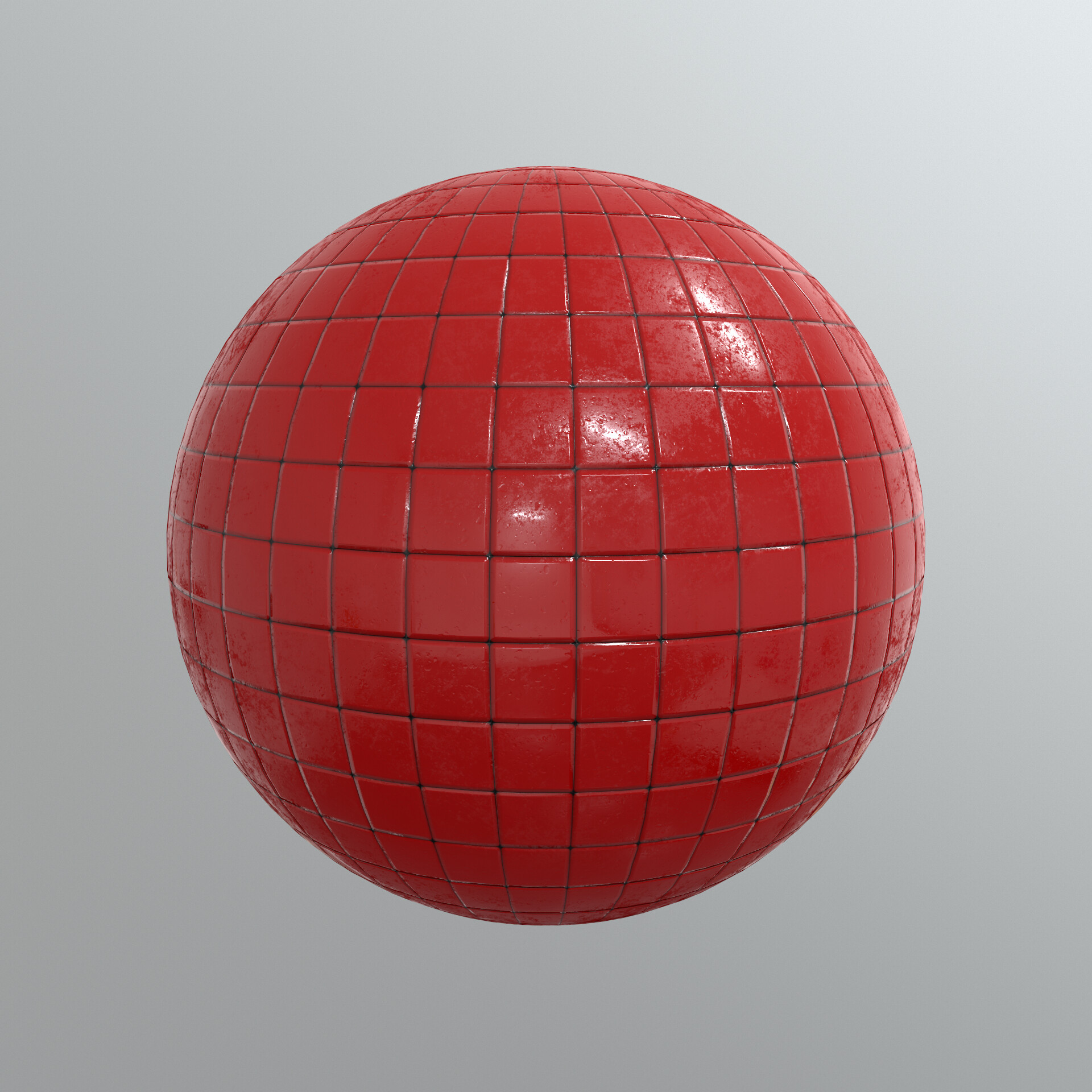 ArtStation - Red Tiles Material