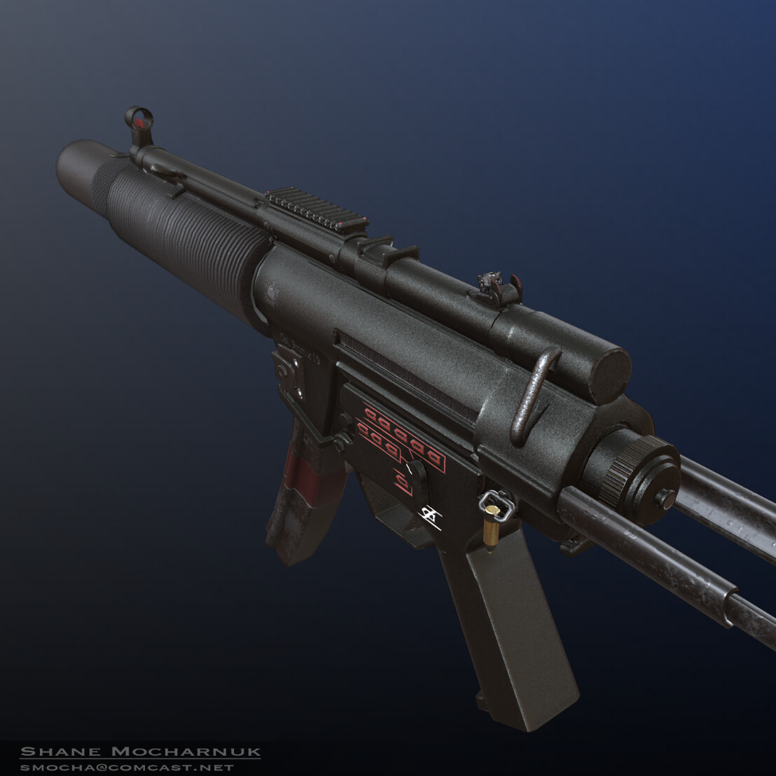 ArtStation - MP5SD model