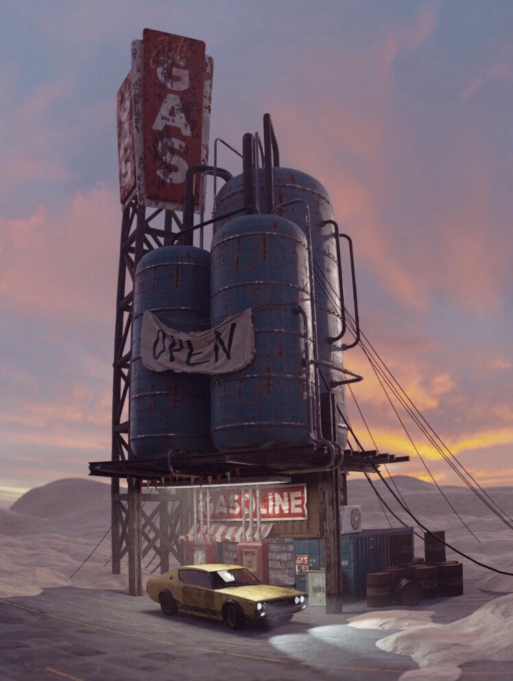 ArtStation - Dystopian world no.2