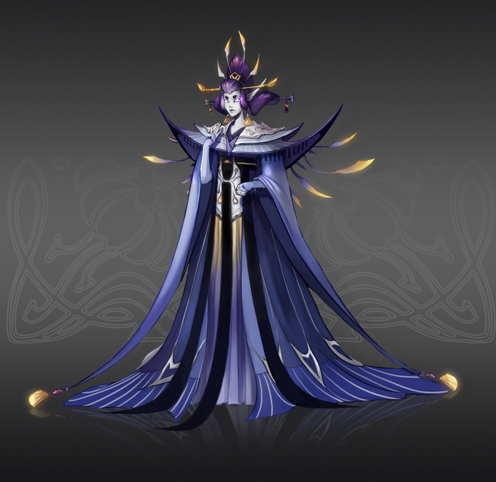 ArtStation - Chinese Dark elf concept