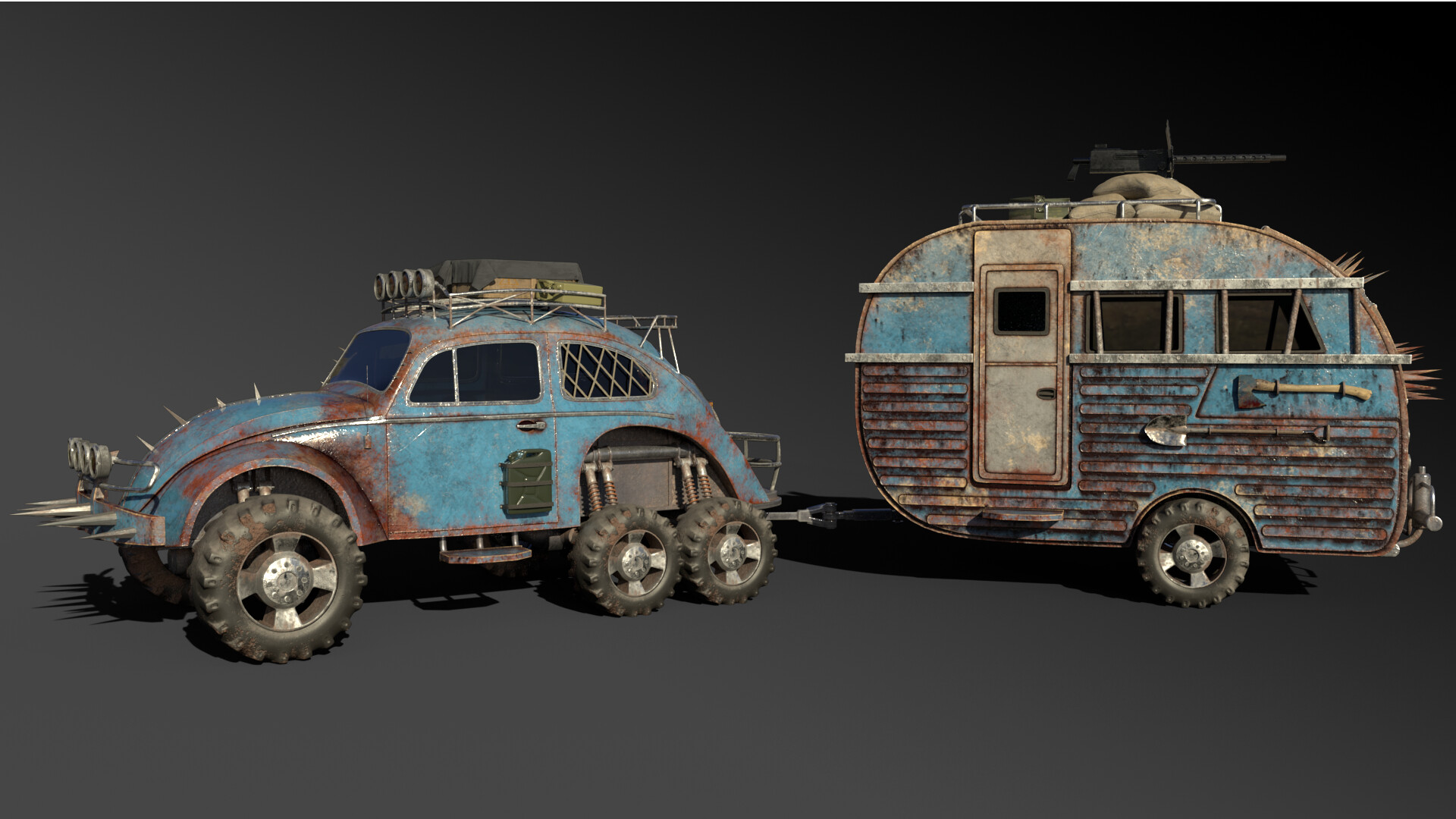 ArtStation - Apocalyptic VW Beetle