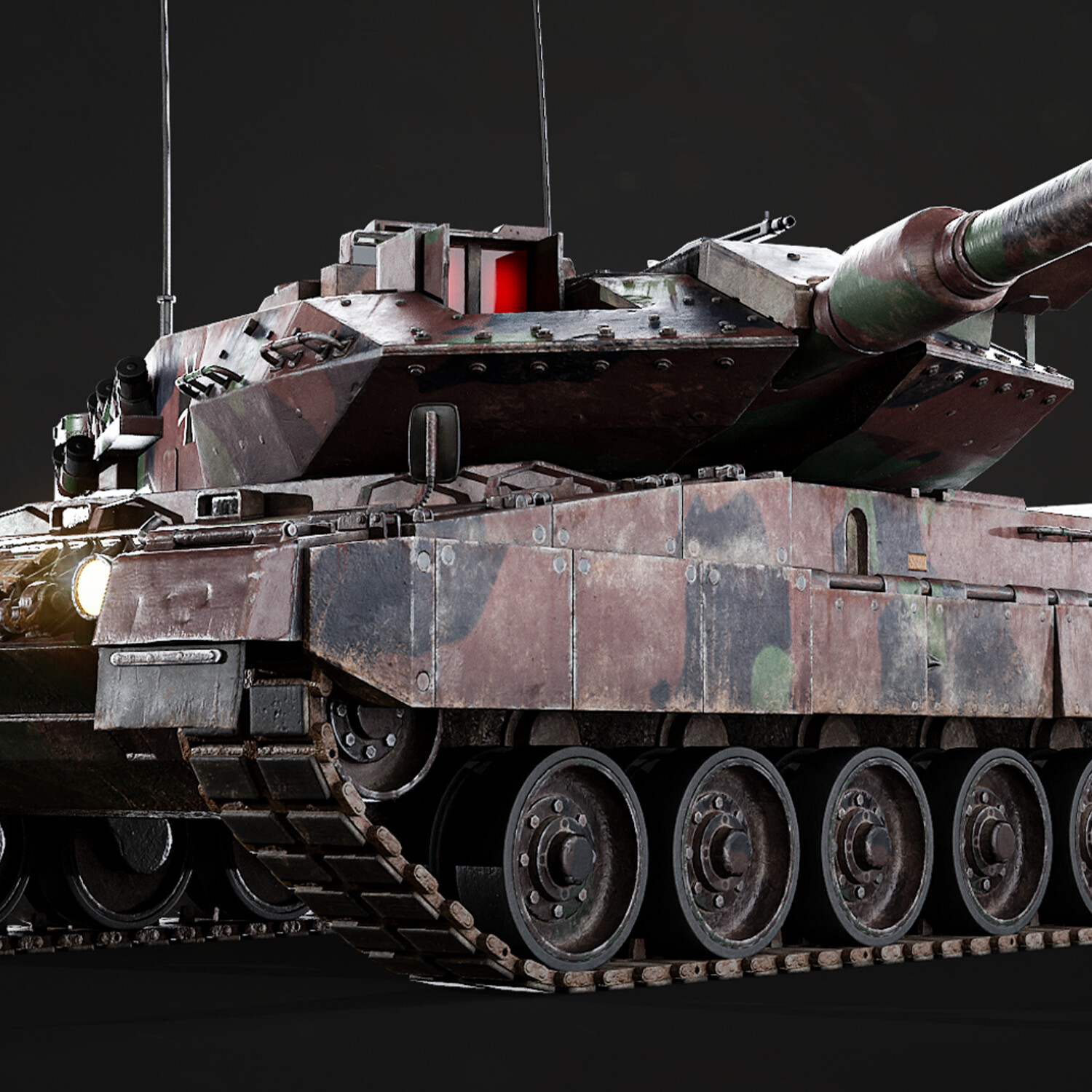 ArtStation - Leopard 2a7 tank