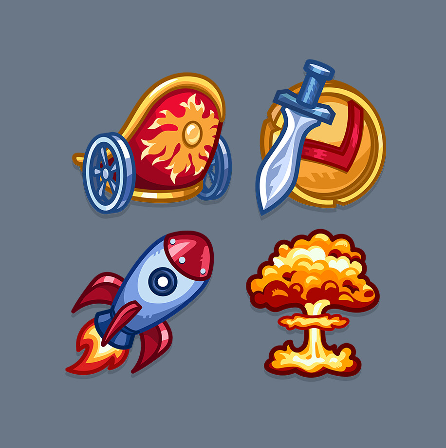 ArtStation - Vector game icons