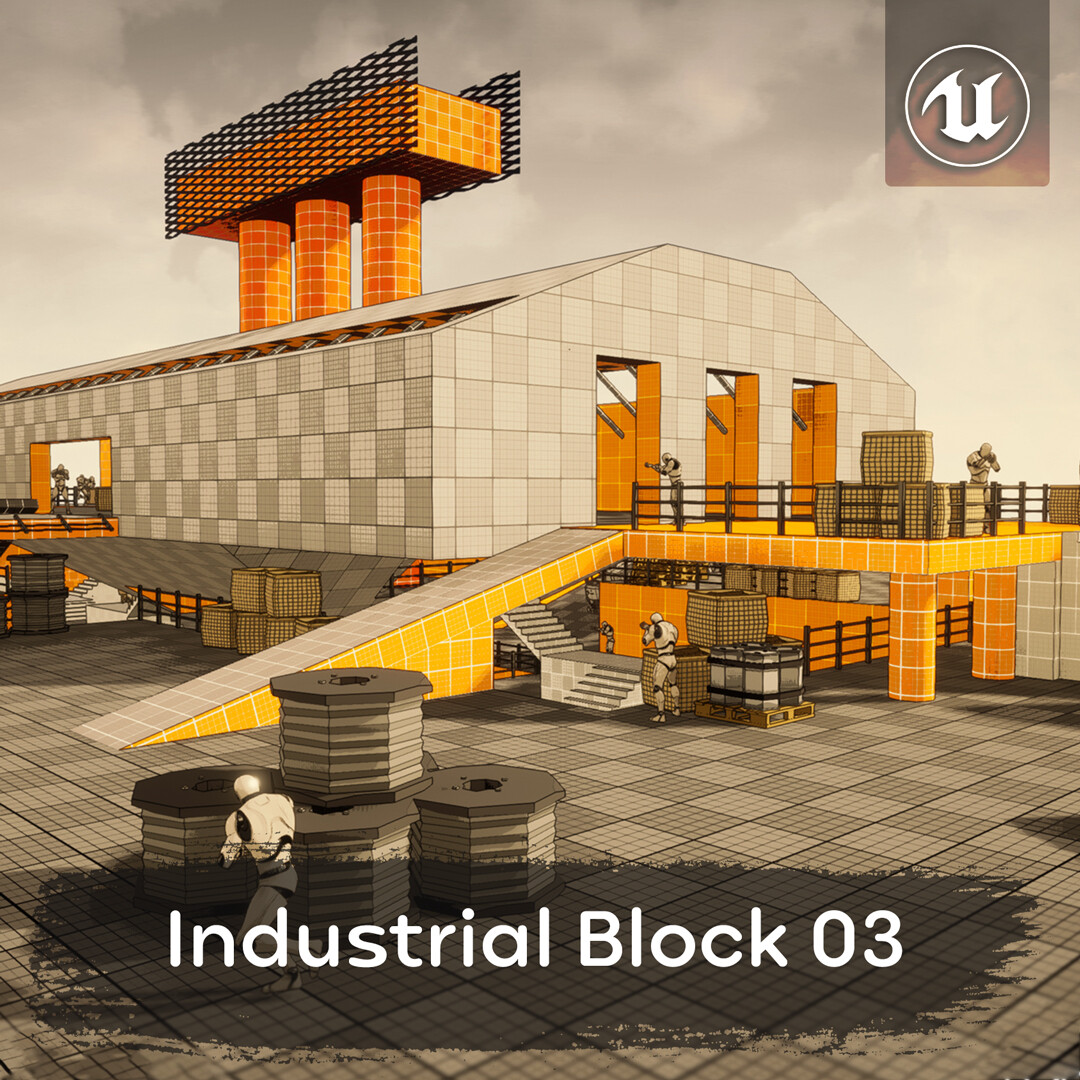ArtStation - Industrial Block 03