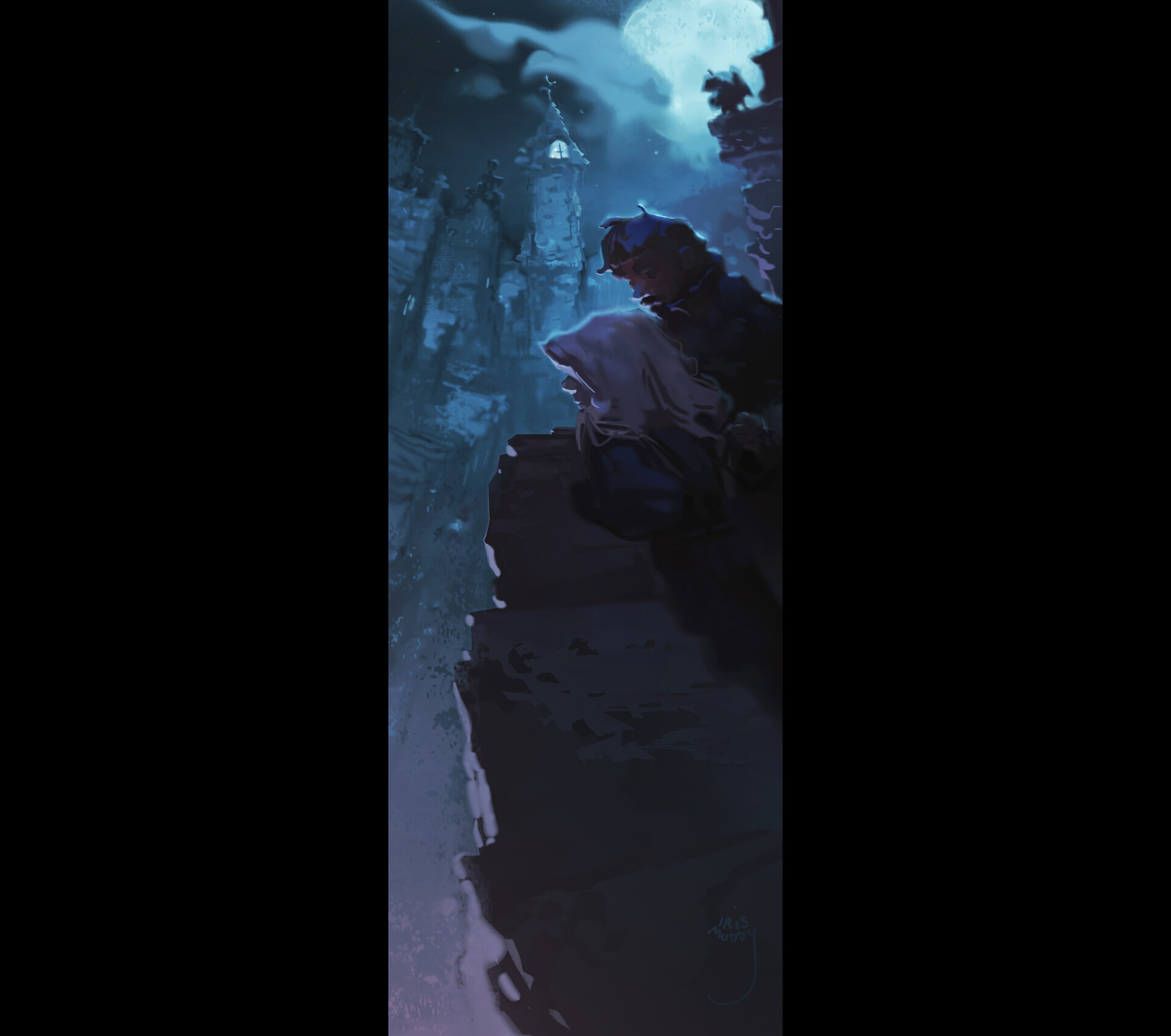 iris muddy - overlooking