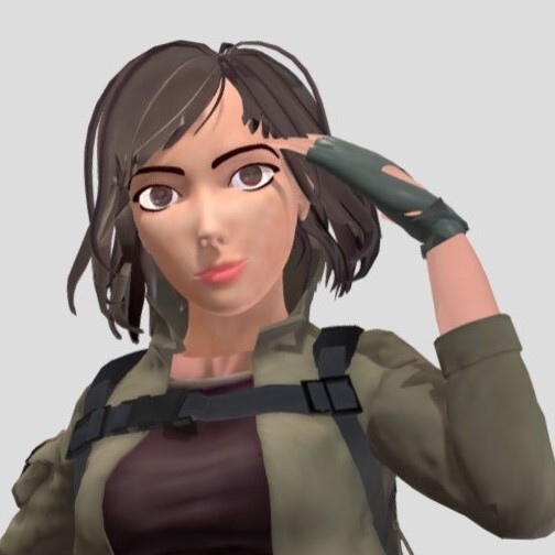 ArtStation - gun girl