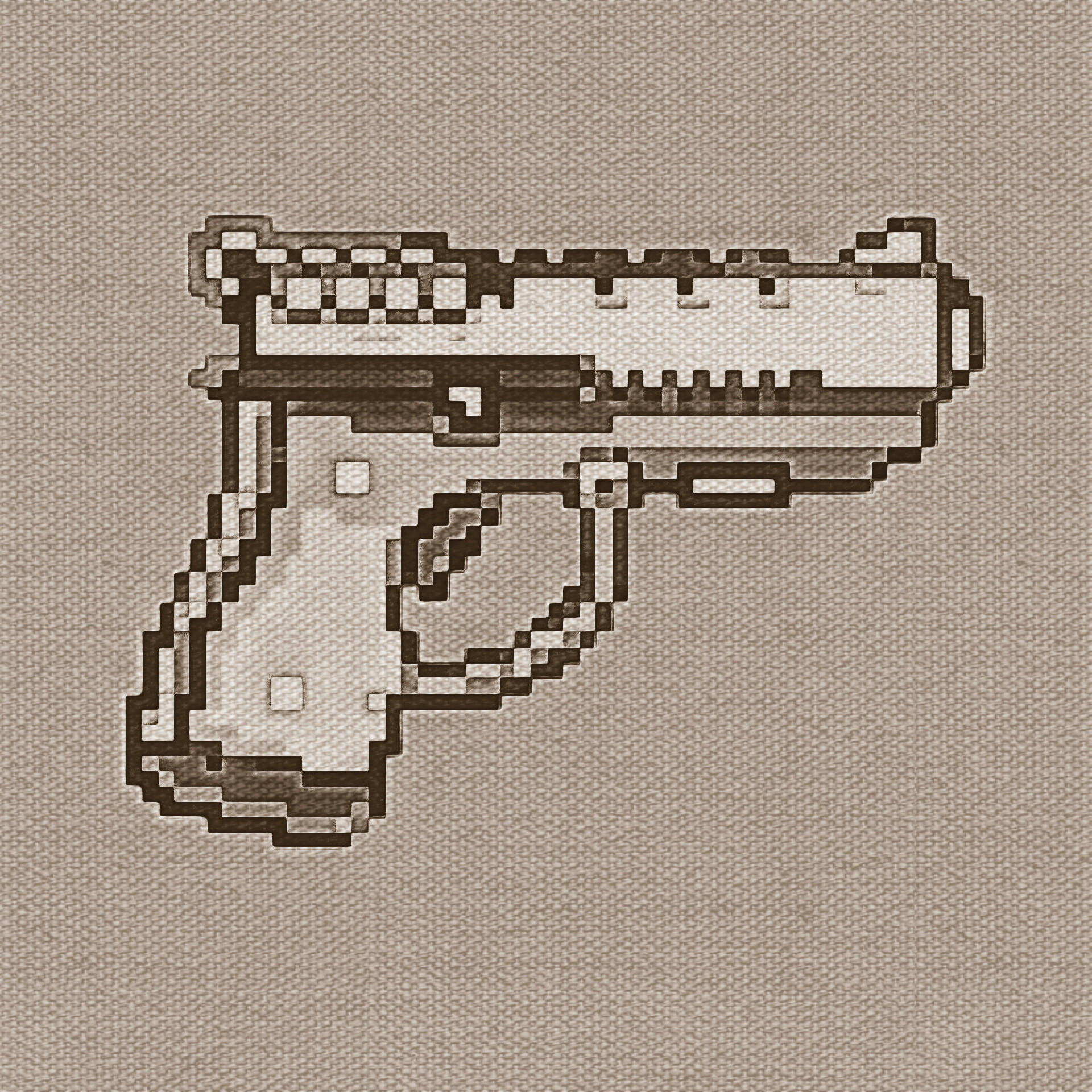 ArtStation - Pixel Handgun
