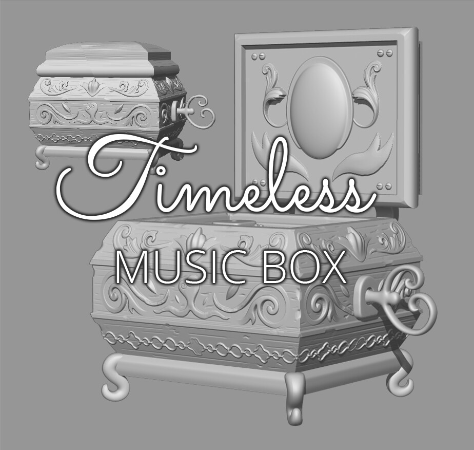 ArtStation - Timeless - 3D Music Box