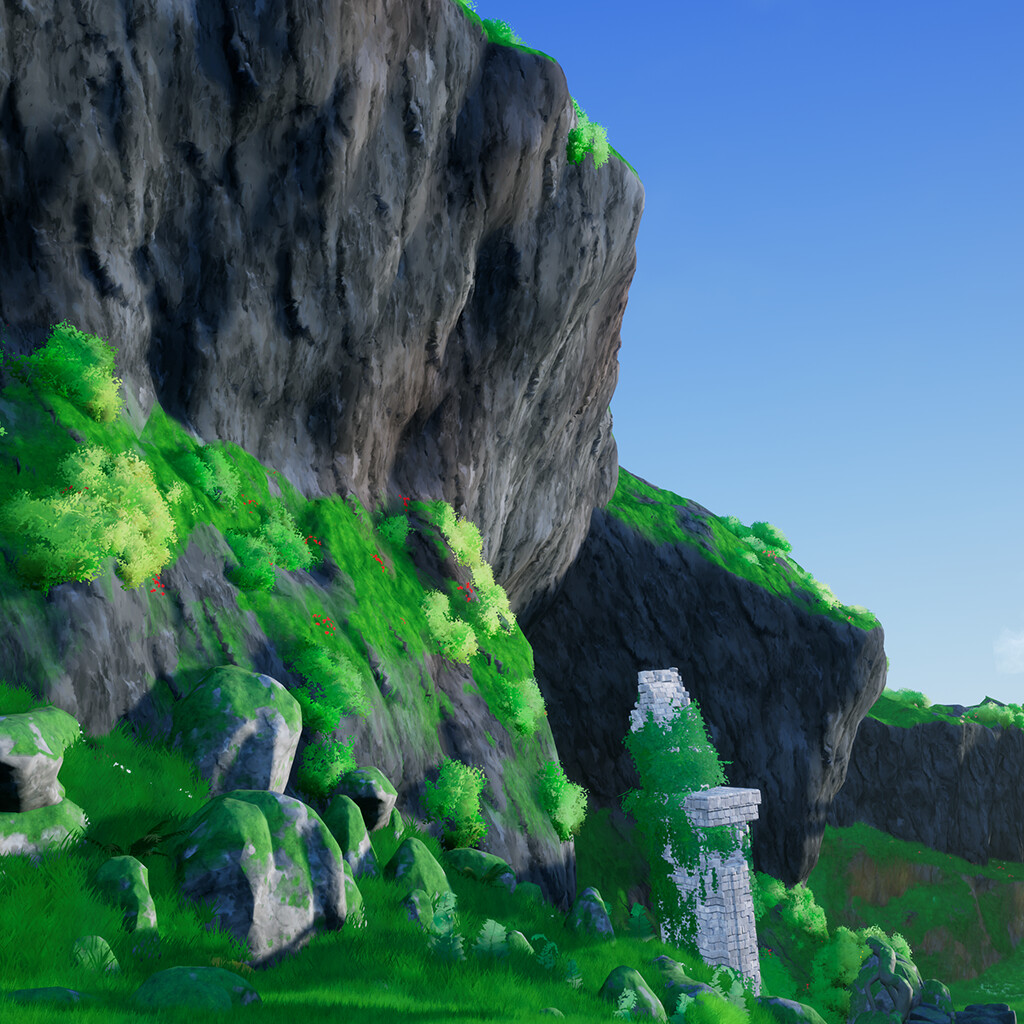 ArtStation - Houdini - Jivana Cliffs