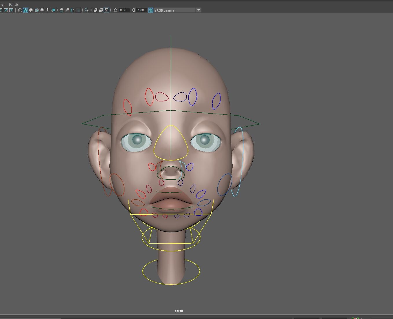 ArtStation - [WIP] Facial Rigging