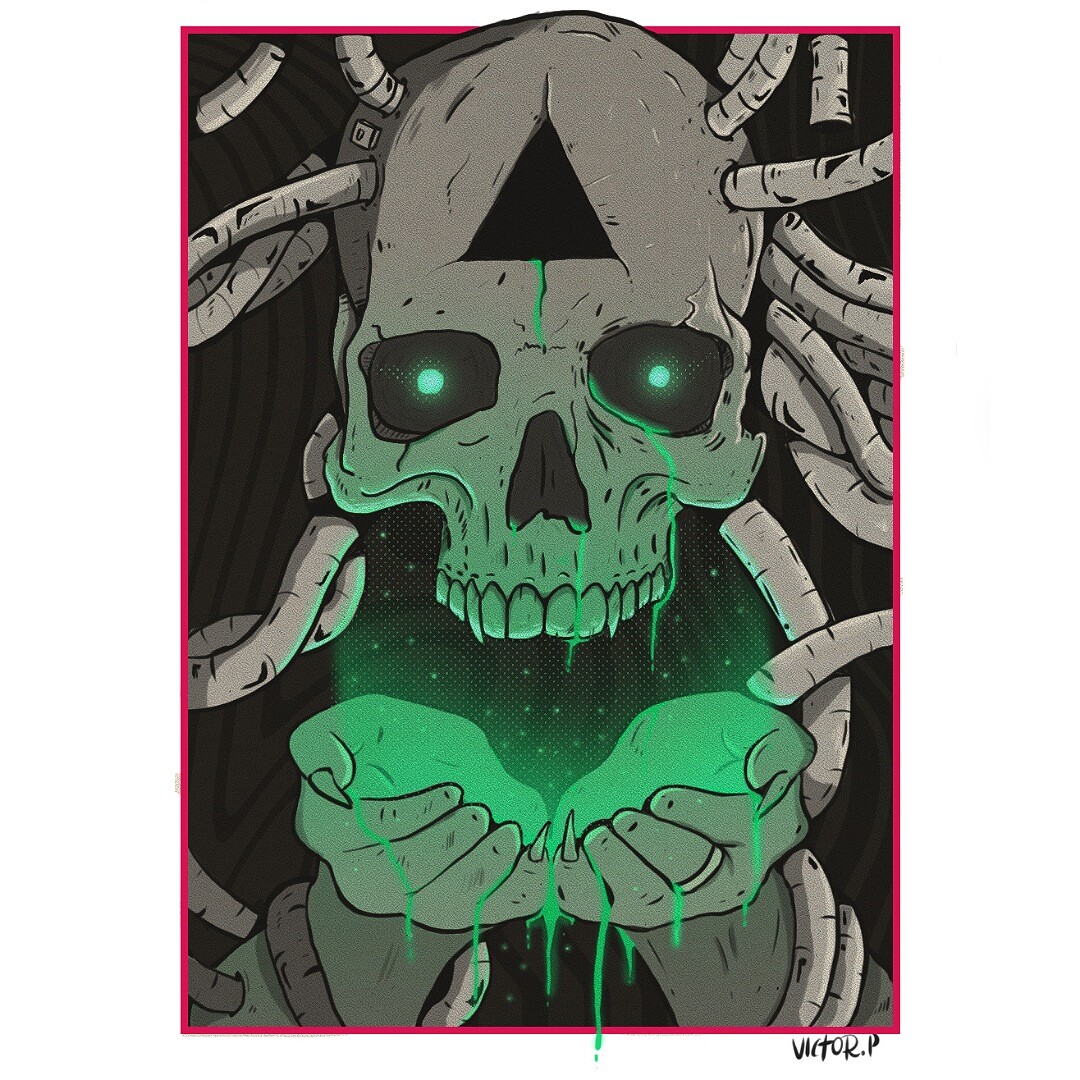 ArtStation - Toxic Skull