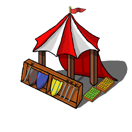 ArtStation - Merchant's tent