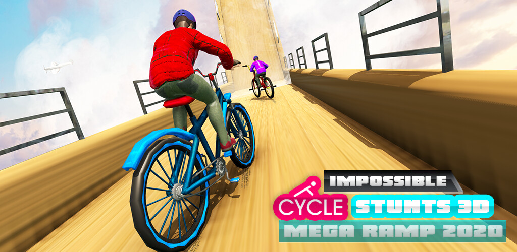 ArtStation - Impossible Cycle Stunts 3D Mega Ramp 2020