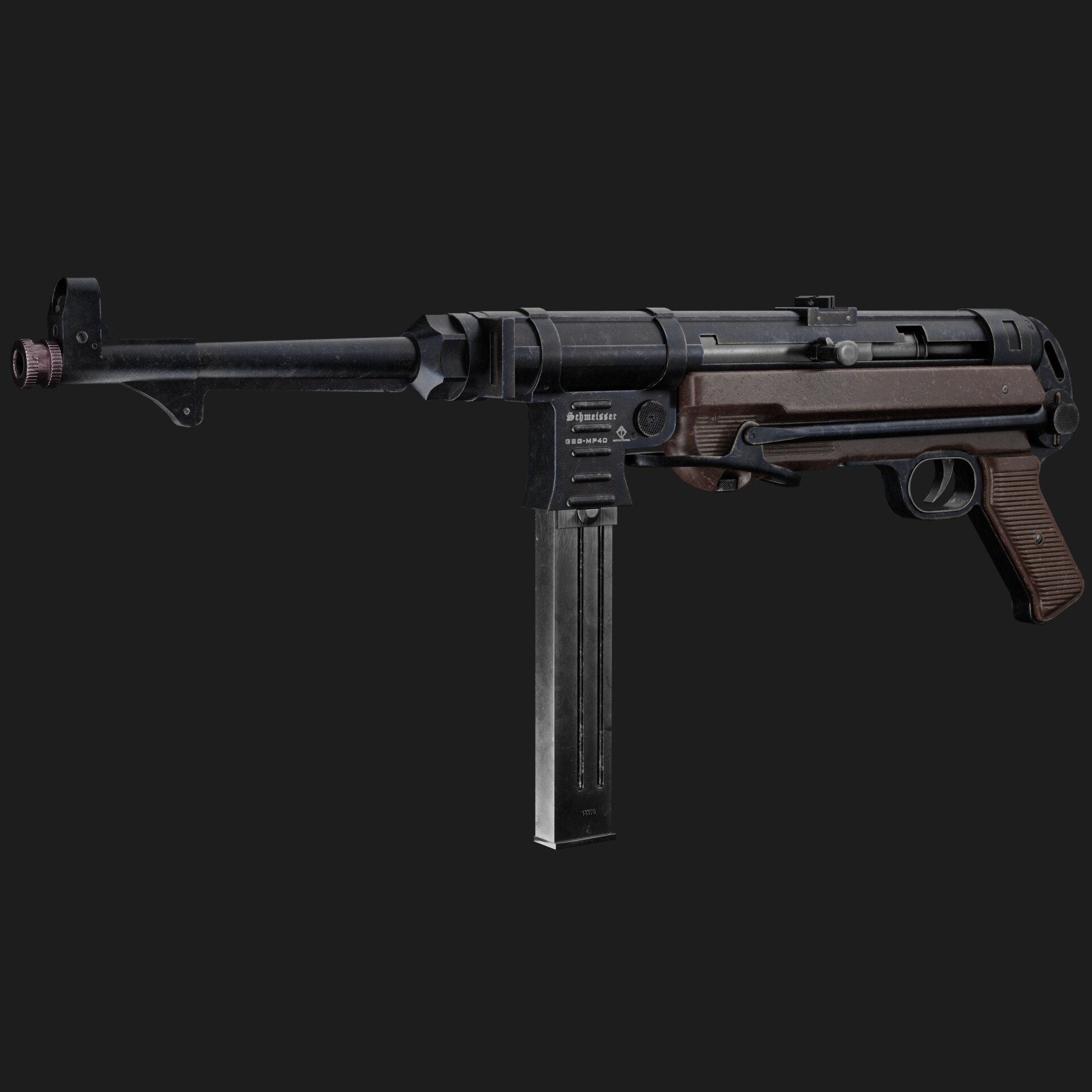 ArtStation - Schmeisser MP-40