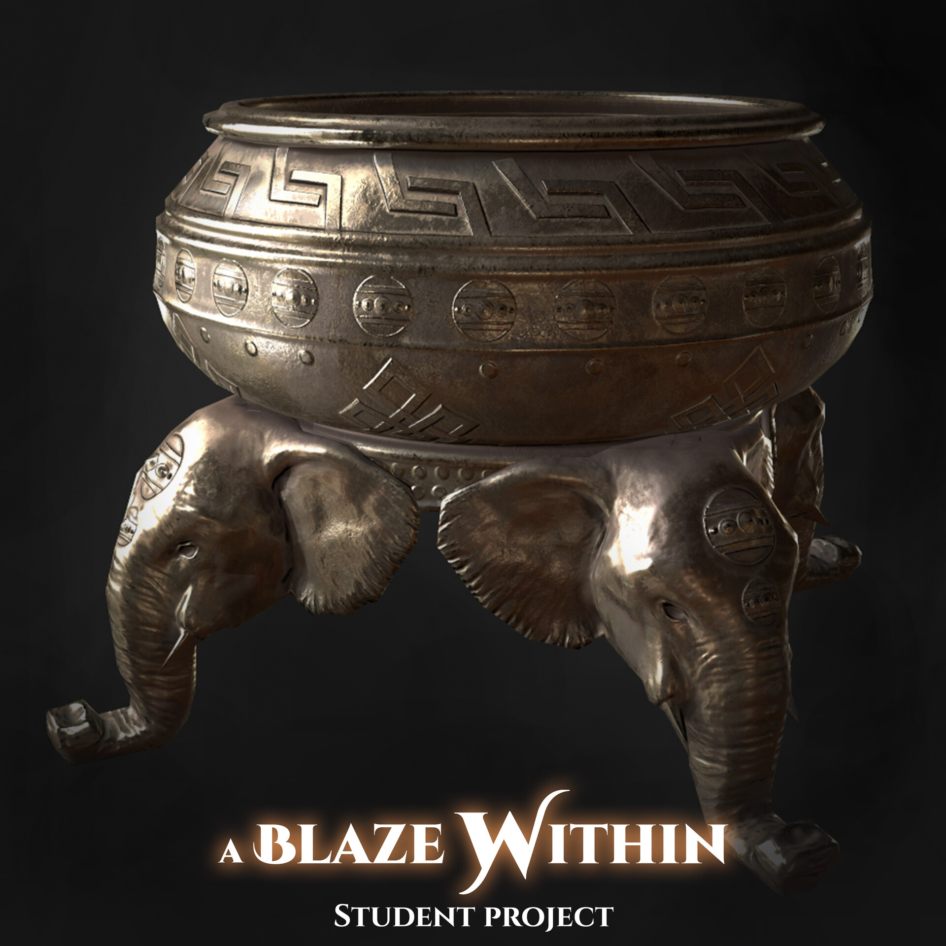 ArtStation - Light brazier - A Blaze Within