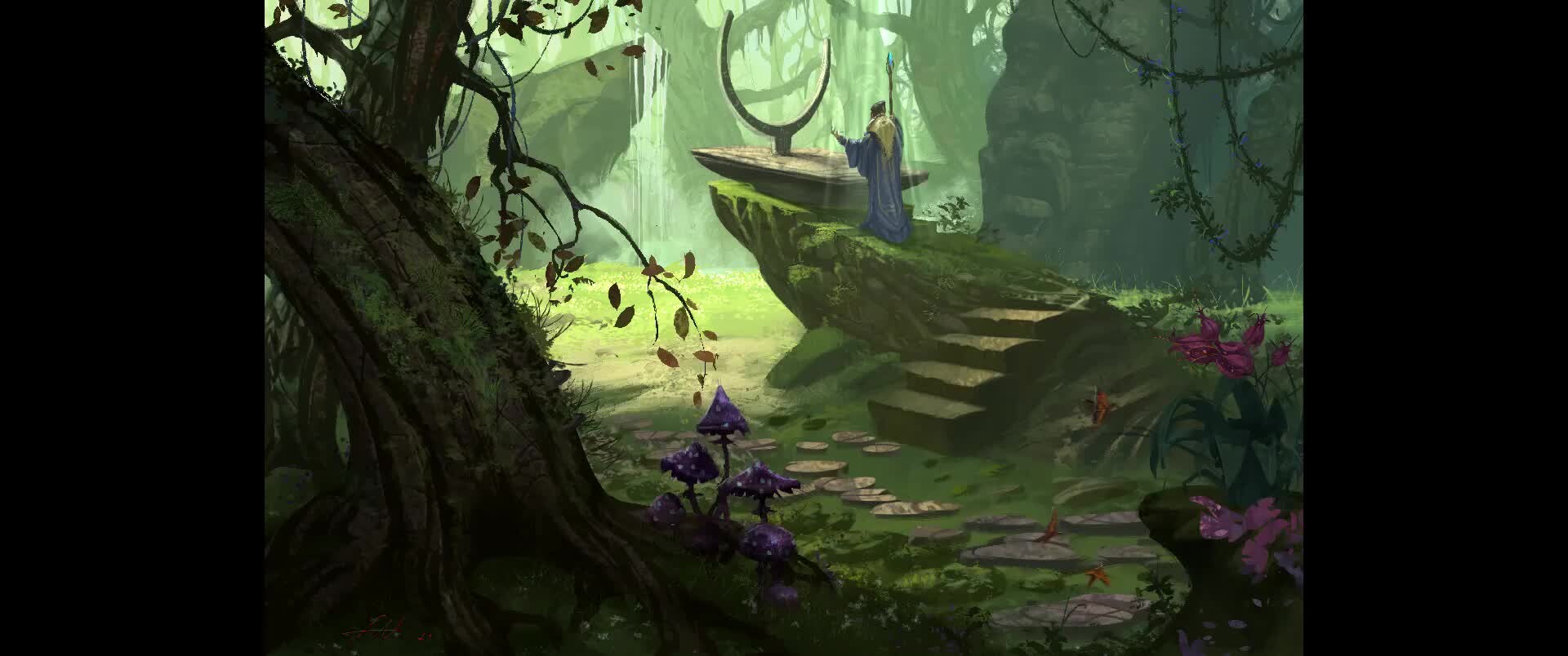 ArtStation - Wizard in the forest