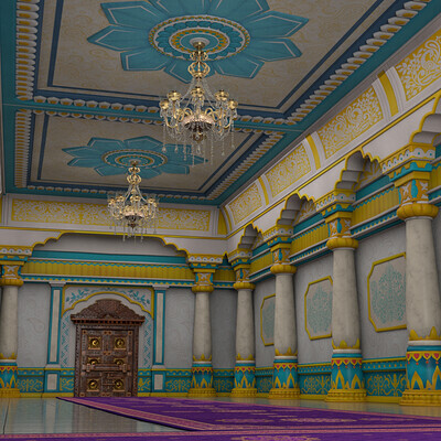 ArtStation - Palace Interior Toon