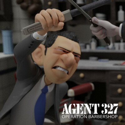 ArtStation - Agent 327: Operation Barbershop - 3D Print