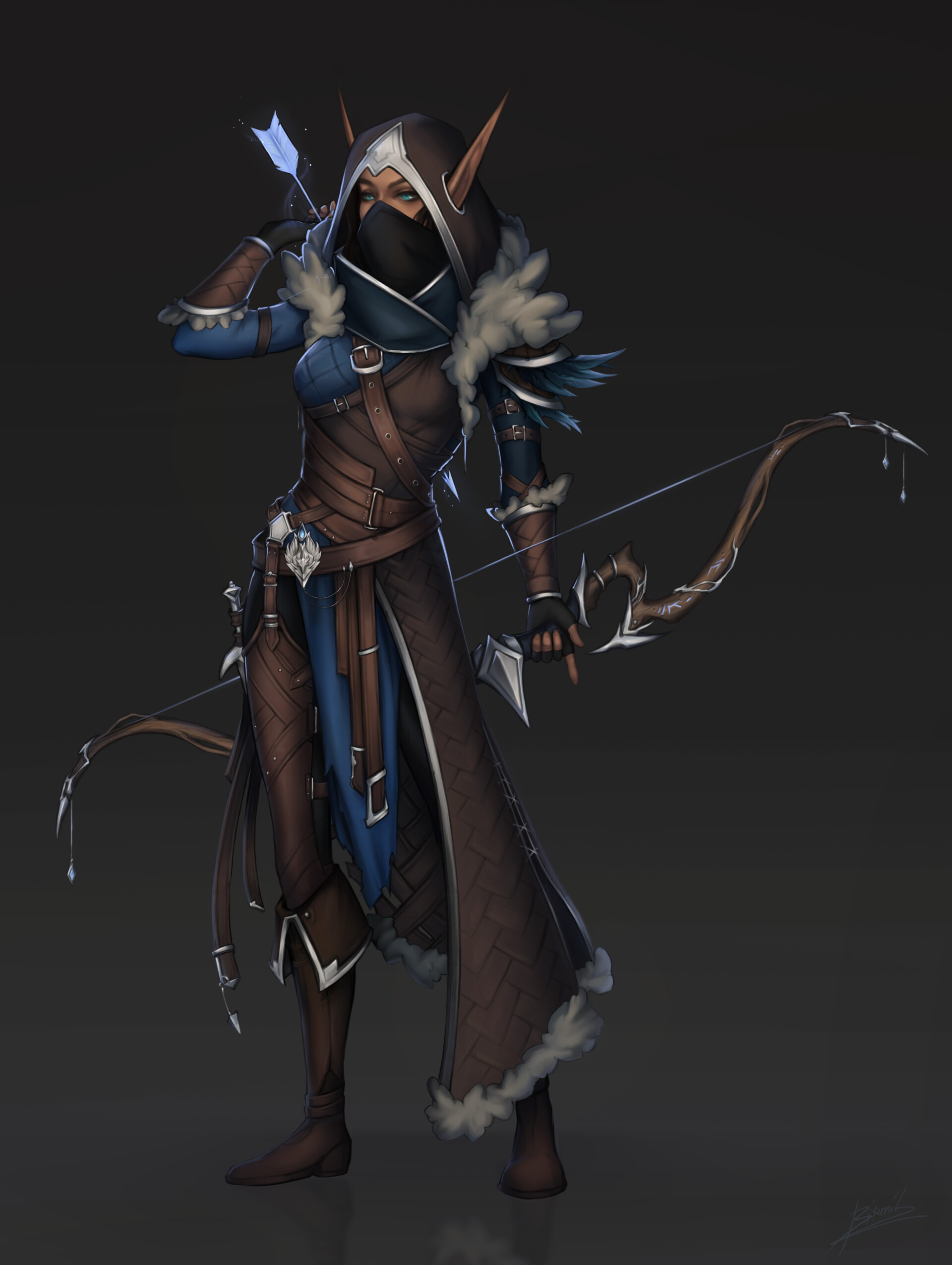 ArtStation - Irissene | High Elf Arcane Archer