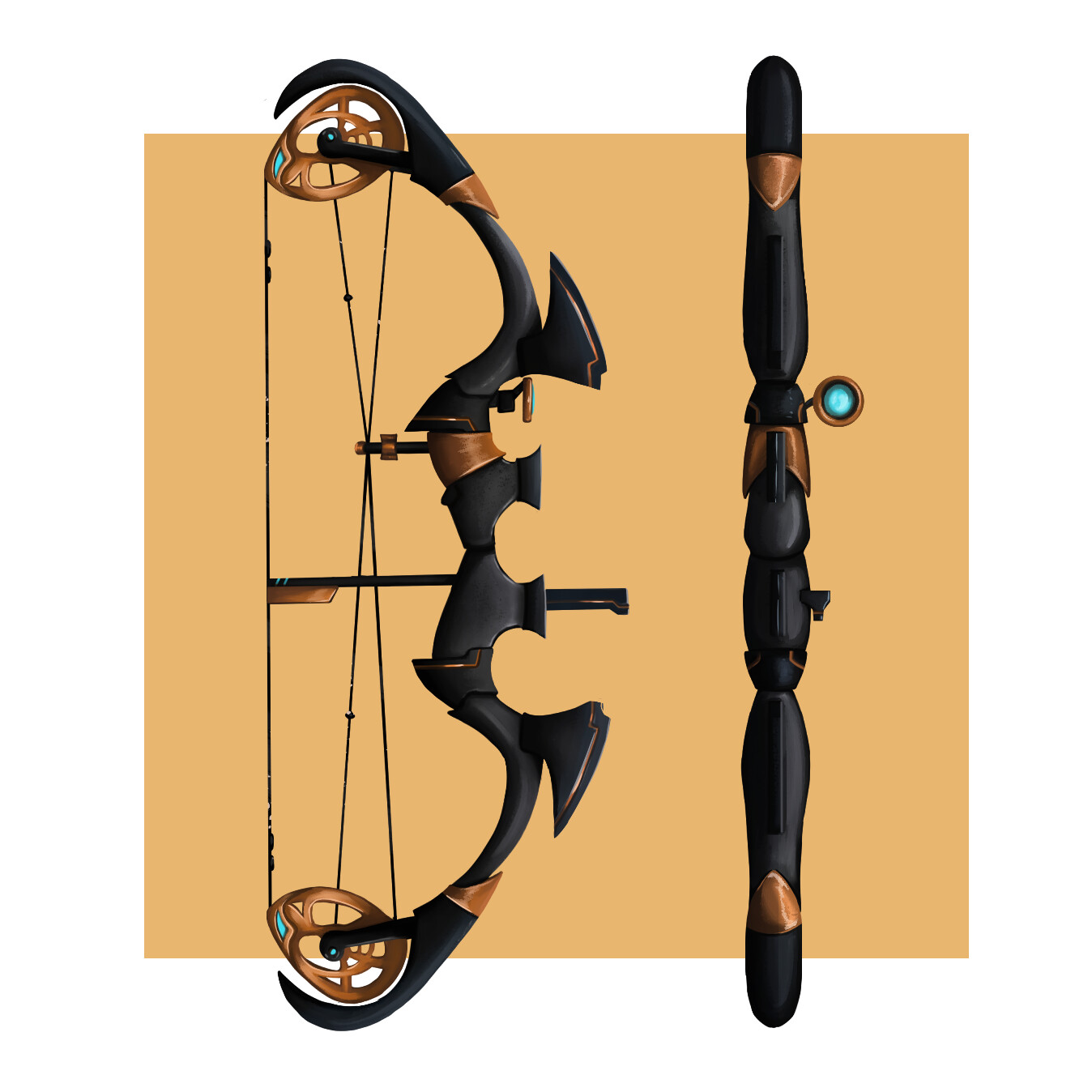 ArtStation - Compound bow