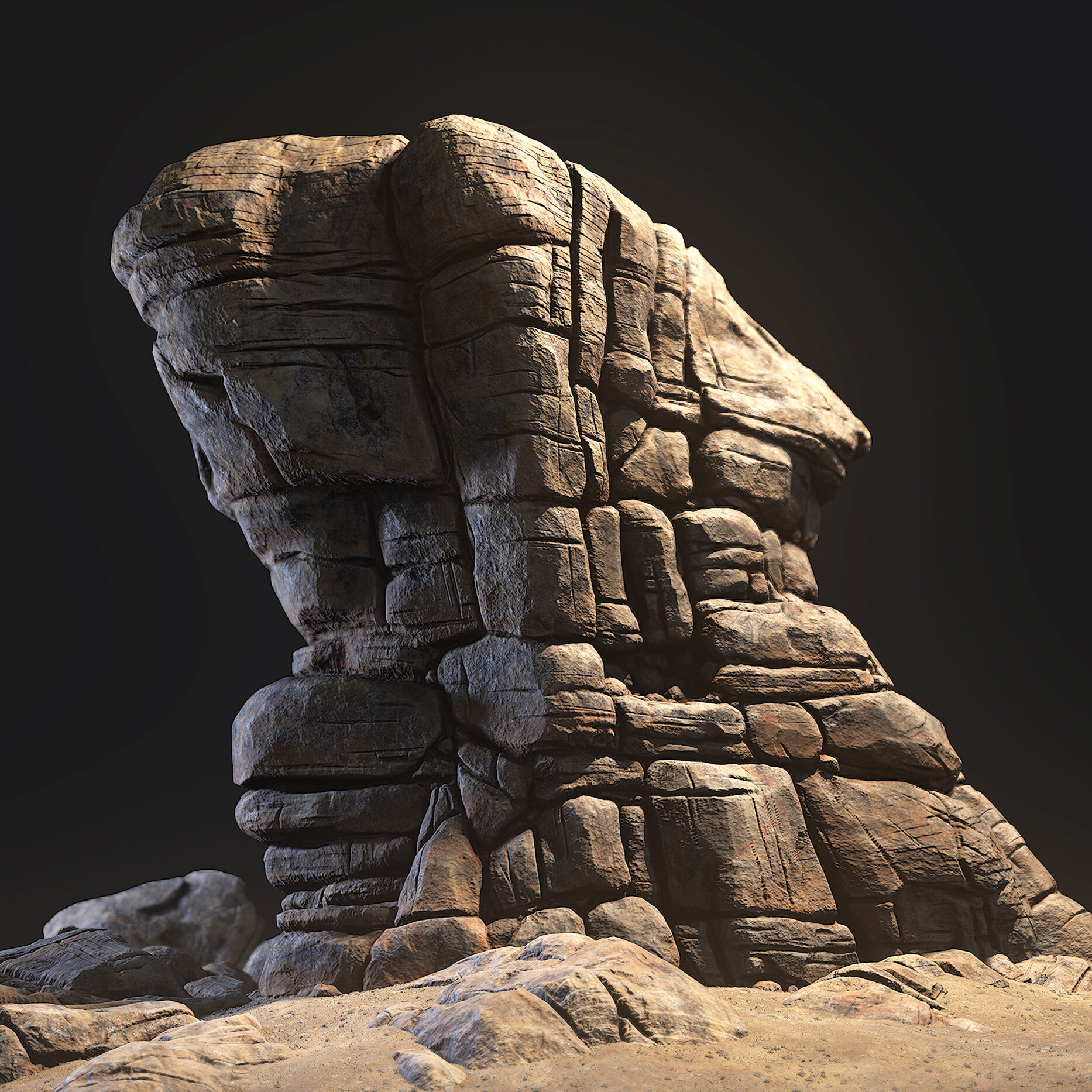 ArtStation - Rock Study