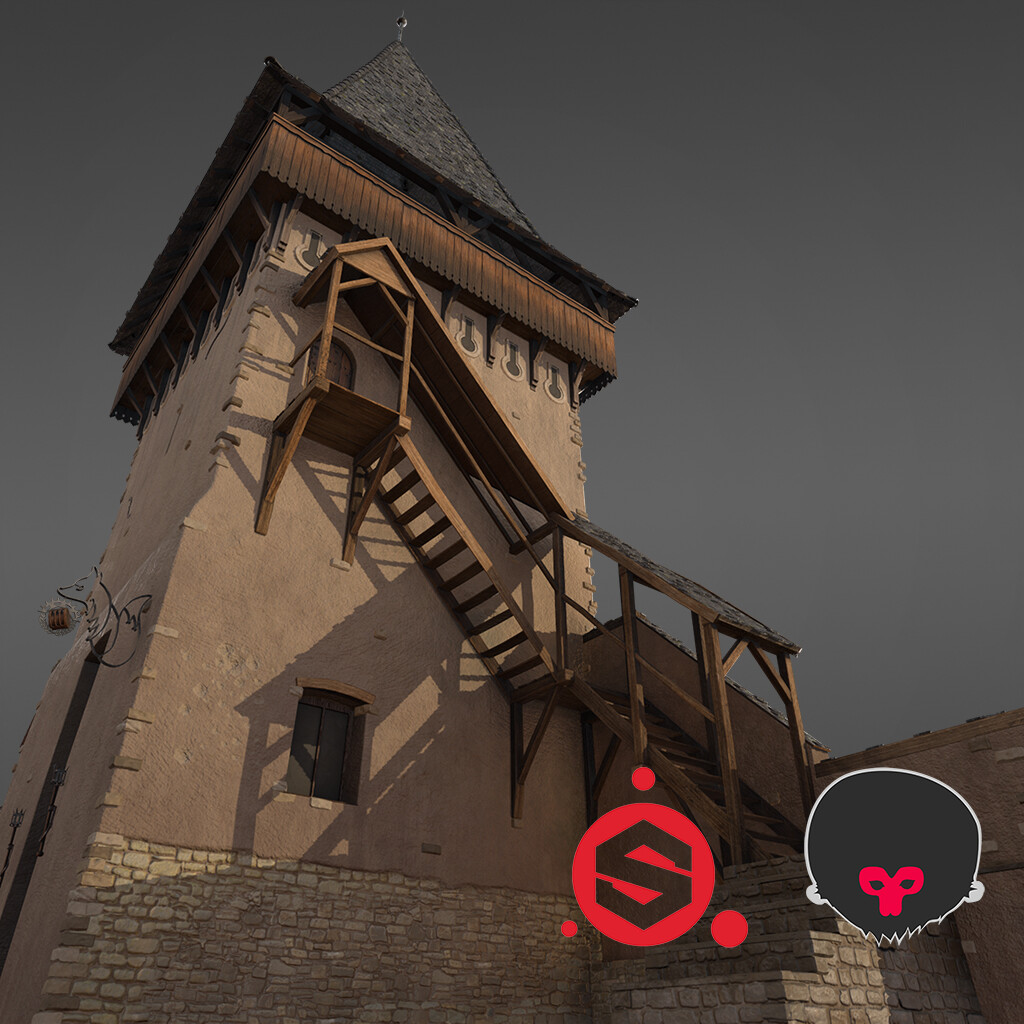 ArtStation - Medieval Tower