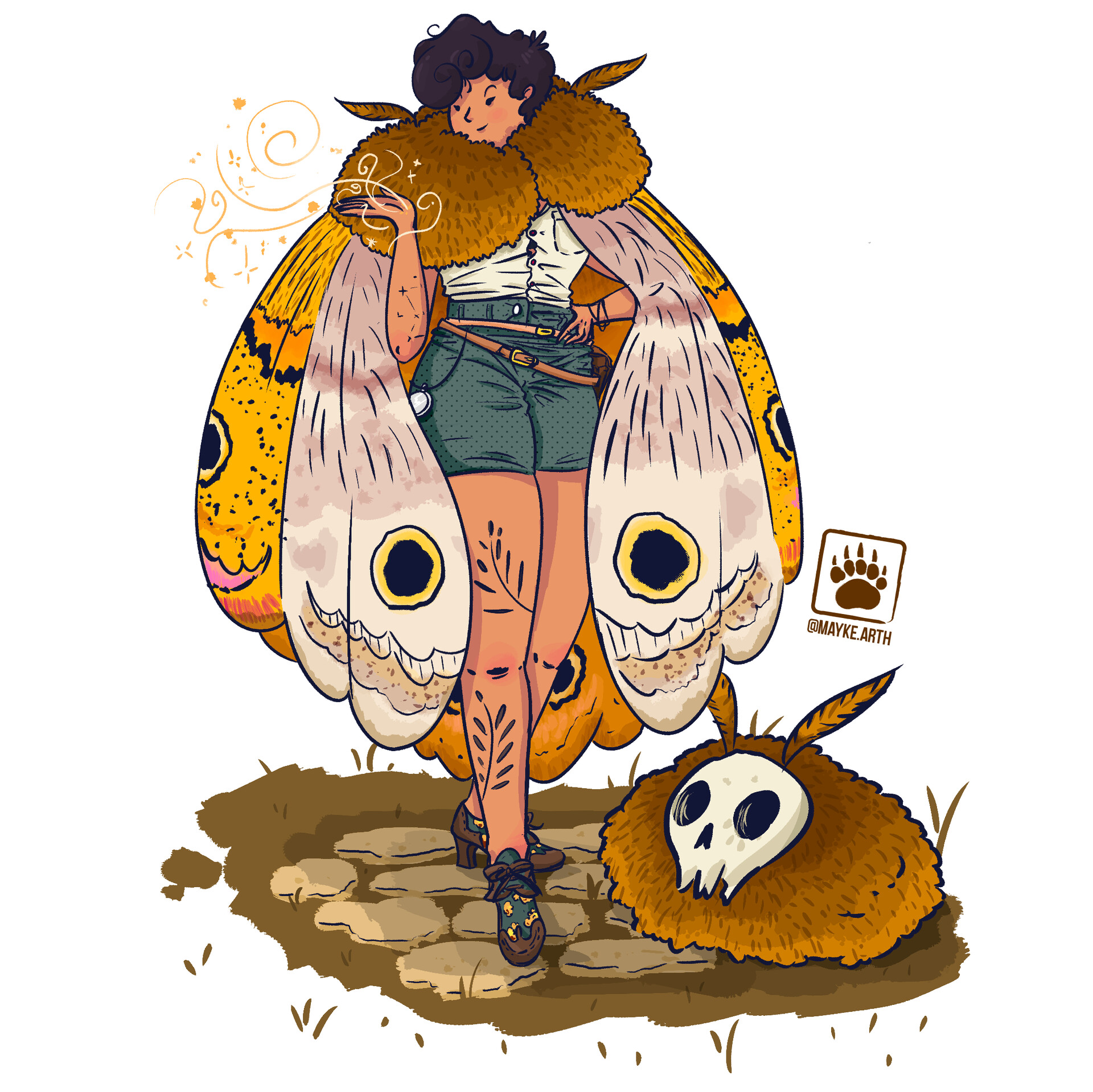ArtStation - MOTH WITCH TIME 🦋