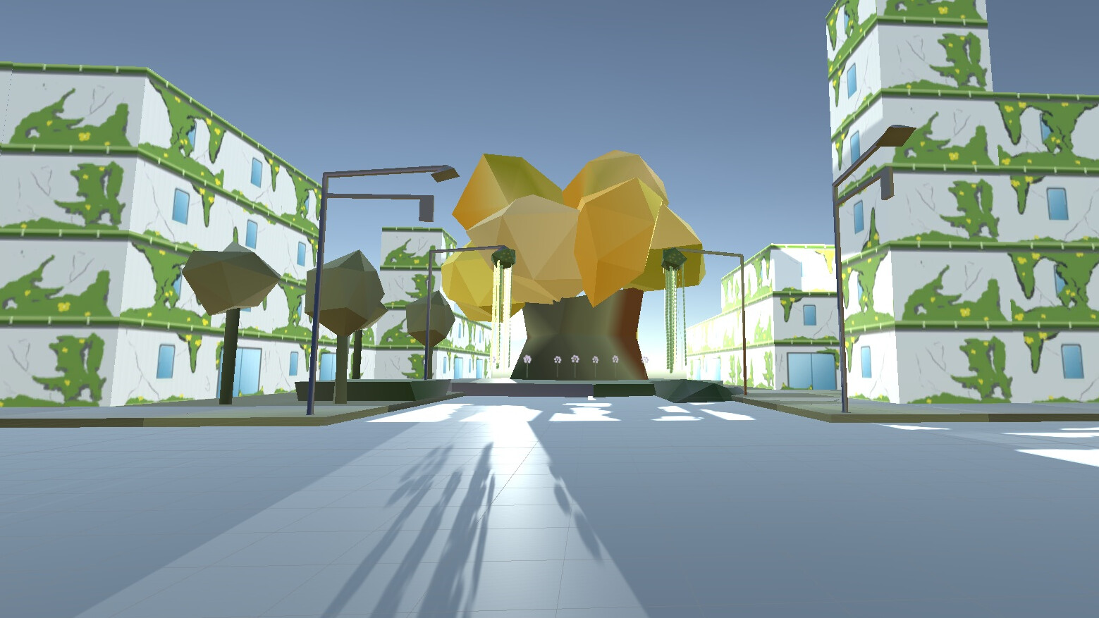 ArtStation - Modular Game Environment - Reforested City