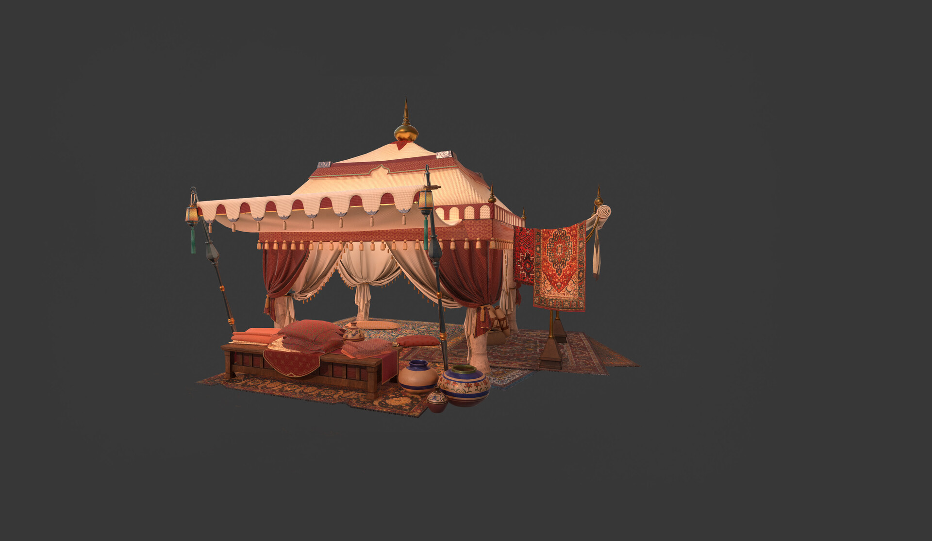 ArtStation - Arab Merchant Tent