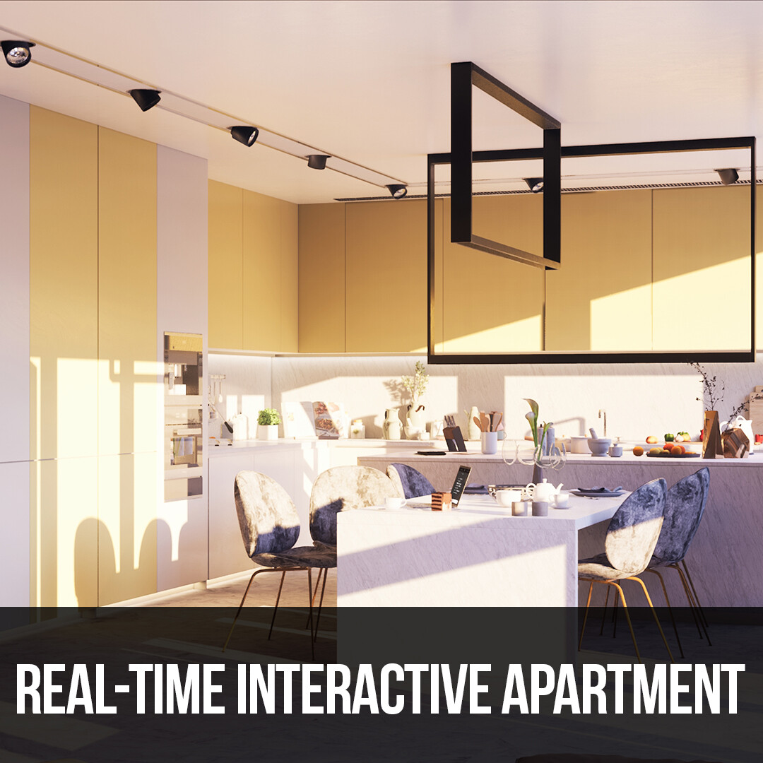 ArtStation - Unreal Engine RealTime Archviz Interactive Apartment ...