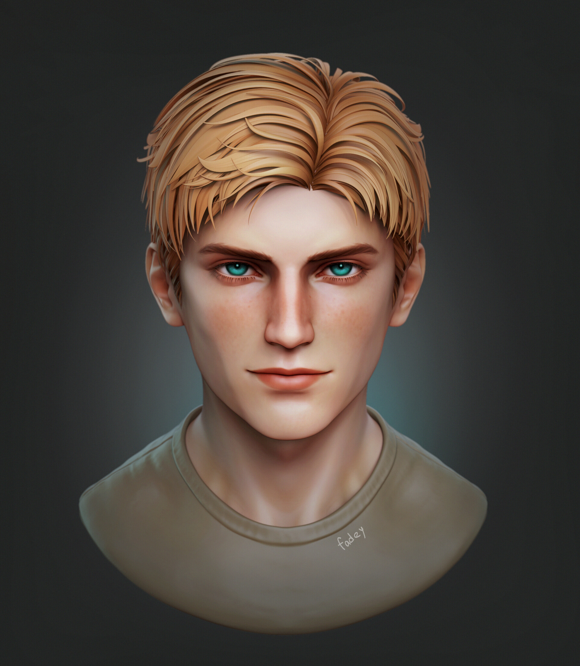 ArtStation - Sculpting male face