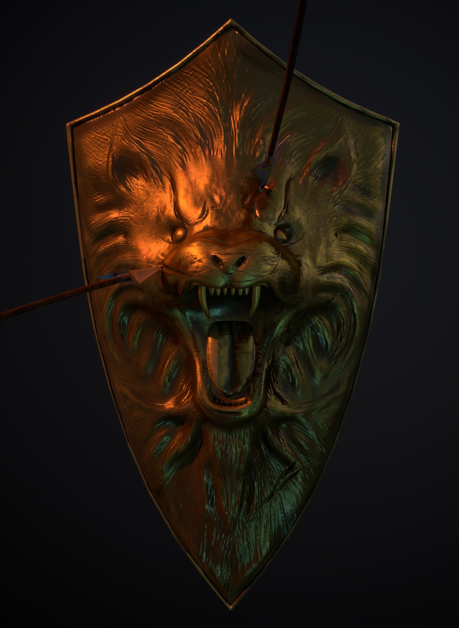 ArtStation - warrior shield