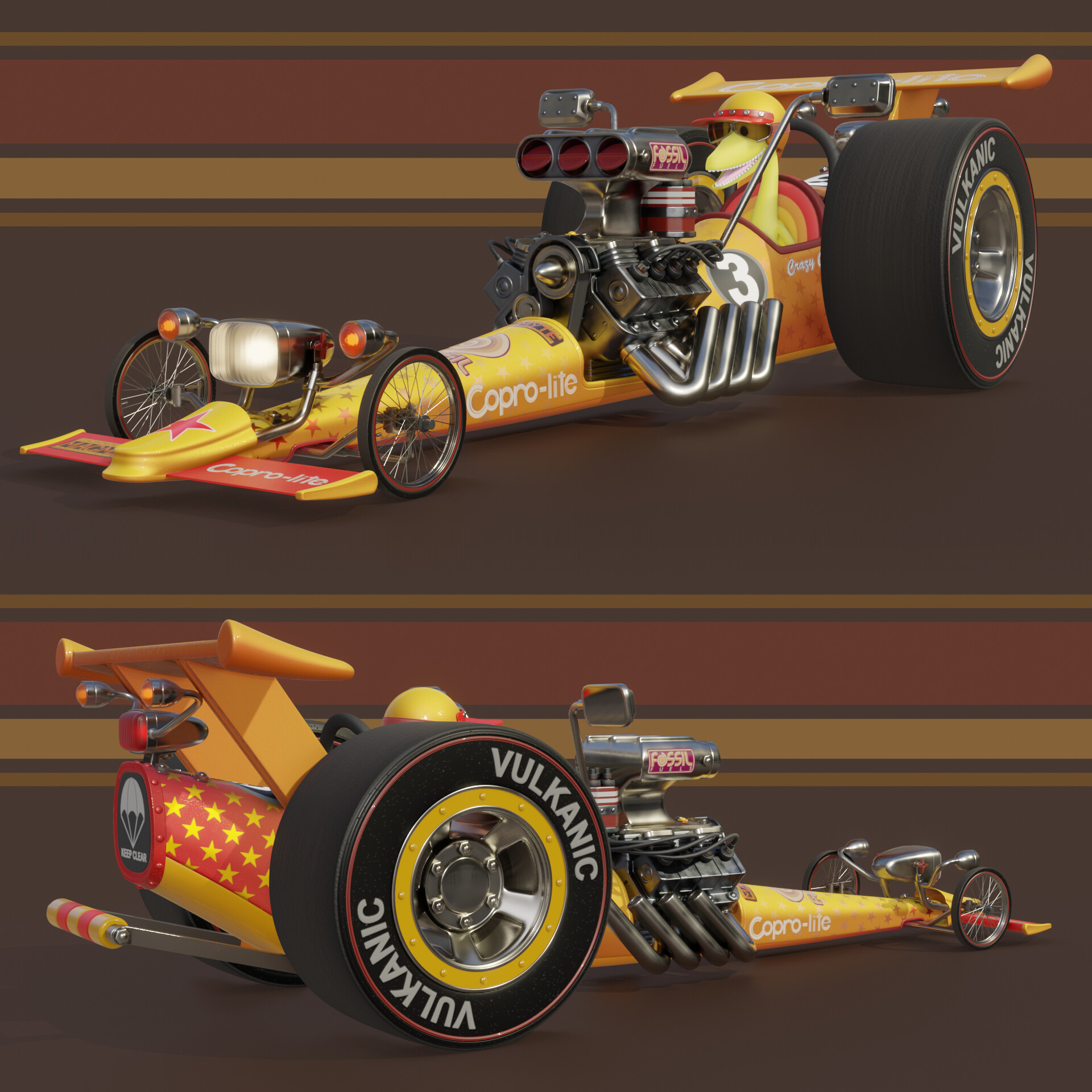 ArtStation - Compo's Dragster