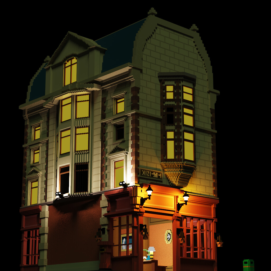 ArtStation - Overwatch Voxel building