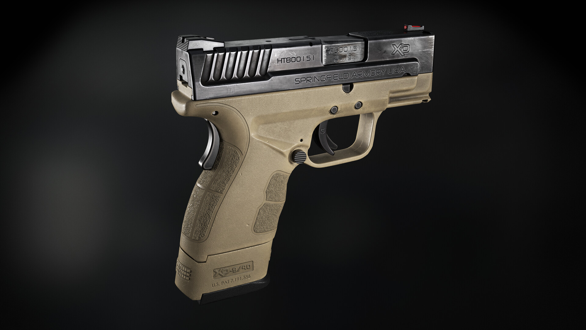 ArtStation - Springfield XD Mod 2 Subcompact game ready handgun