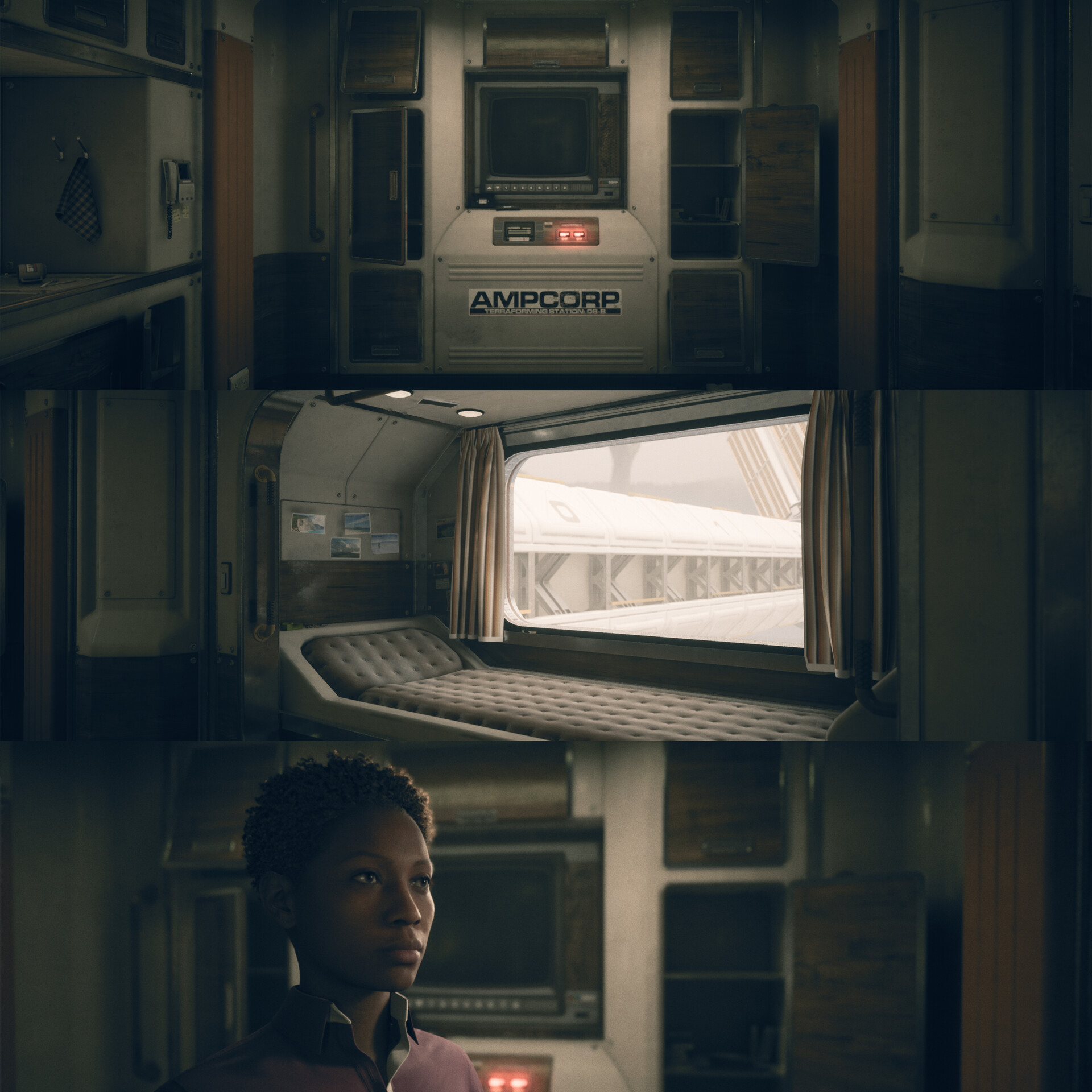 ArtStation - Sci-Fi Bunk Lighting Study (Ft. Metahuman)