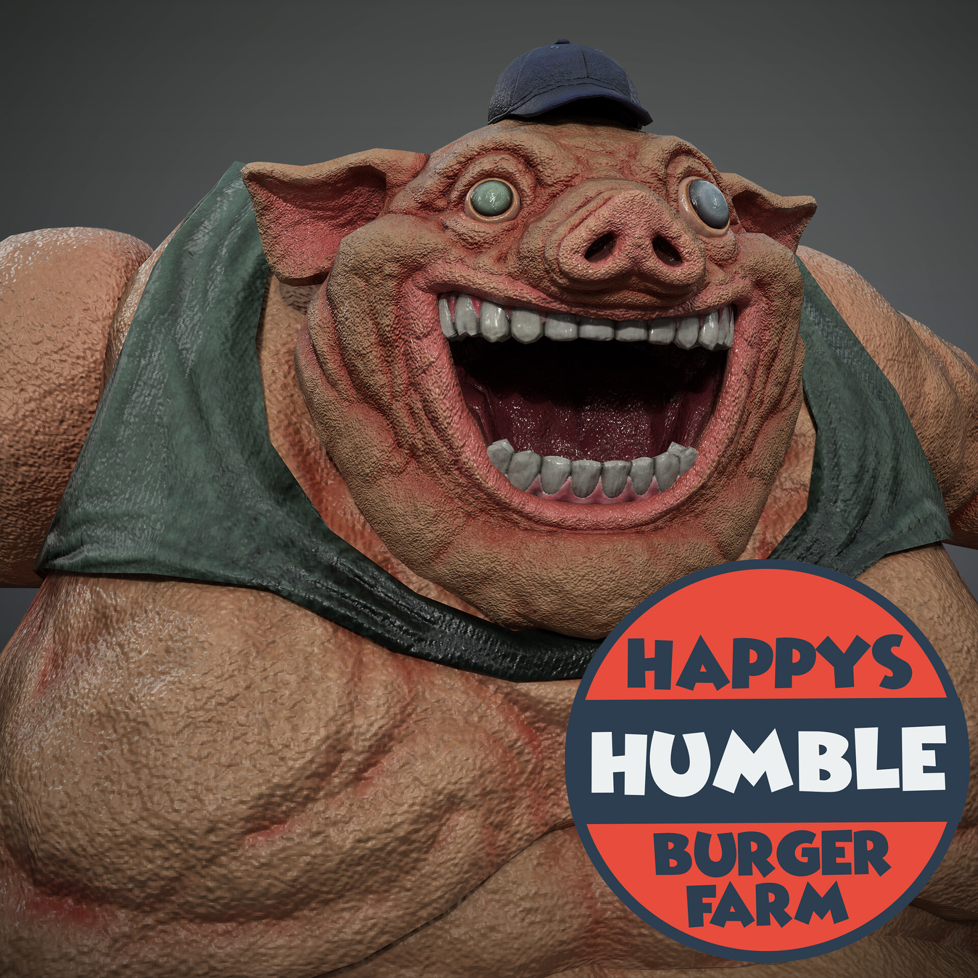 ArtStation - Happy's Humble Burger Farm: The Evil Patrick