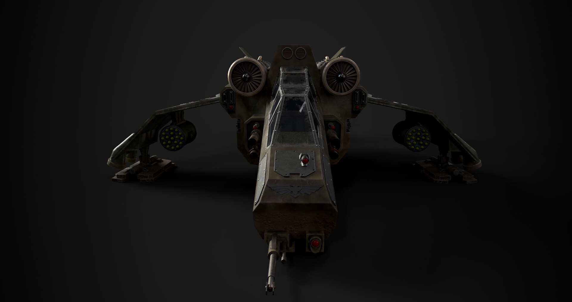 ArtStation - Warhammer 40K - Valkyrie Assault Carrier