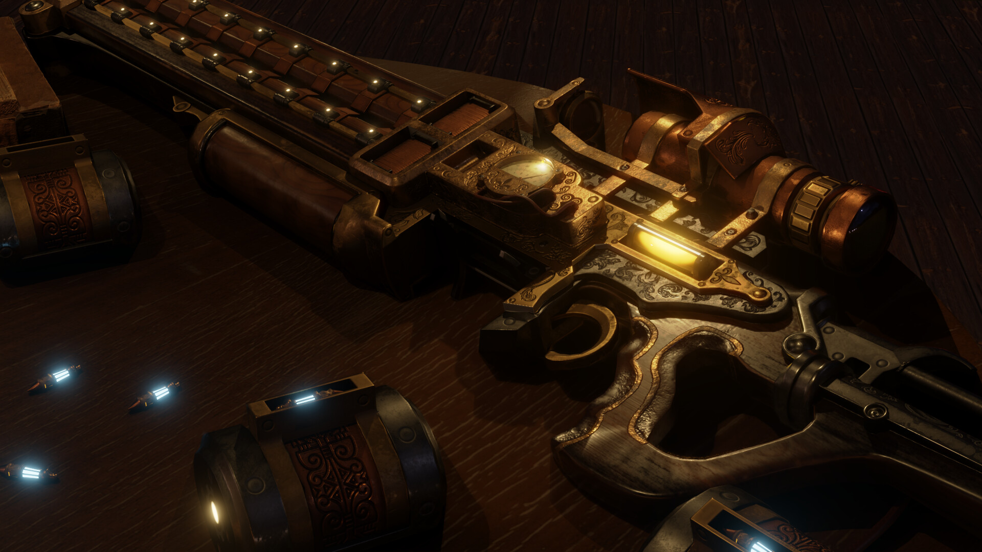 ArtStation - Steampunk Railgun