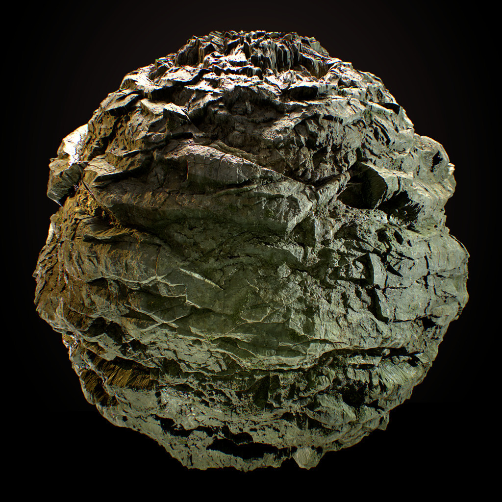 ArtStation - Sharp Cliff Rock - Substance Designer