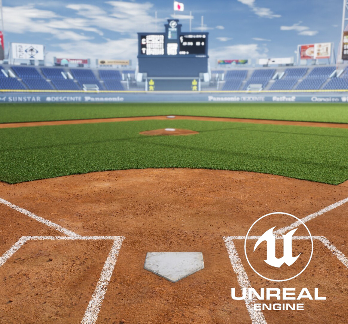 ArtStation - Baseball field