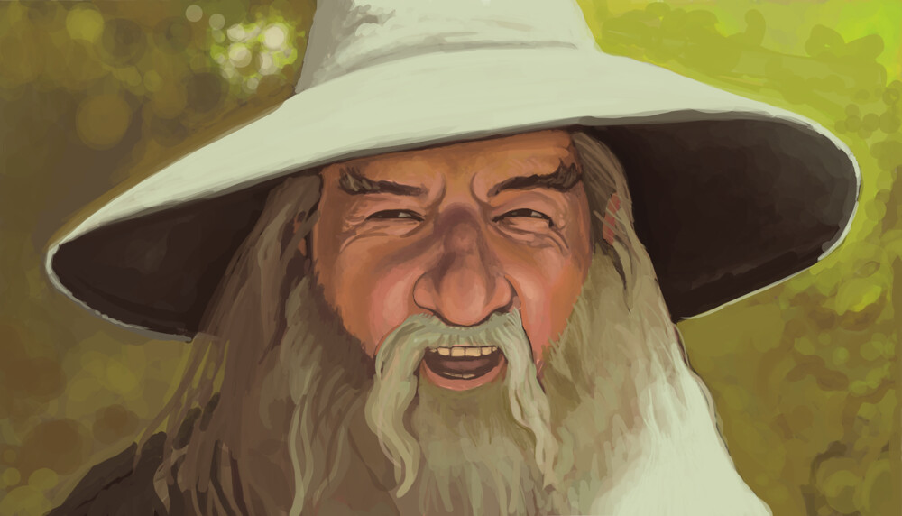 ArtStation - Smiling Wizard