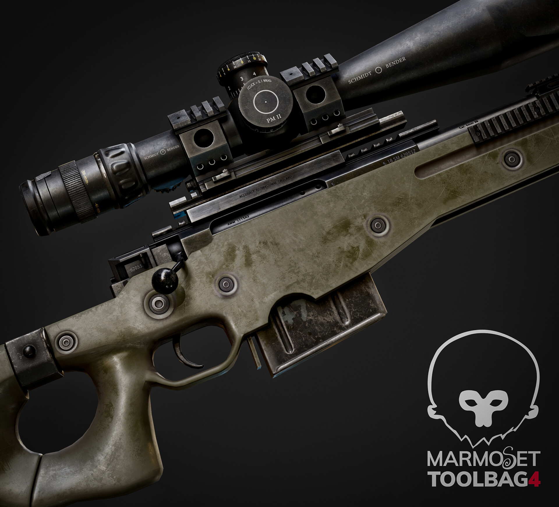 ArtStation - AWM-Game ready sniper