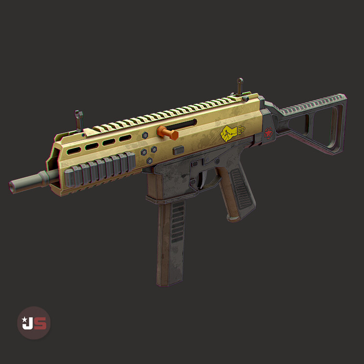 ArtStation - APC9 submachine gun