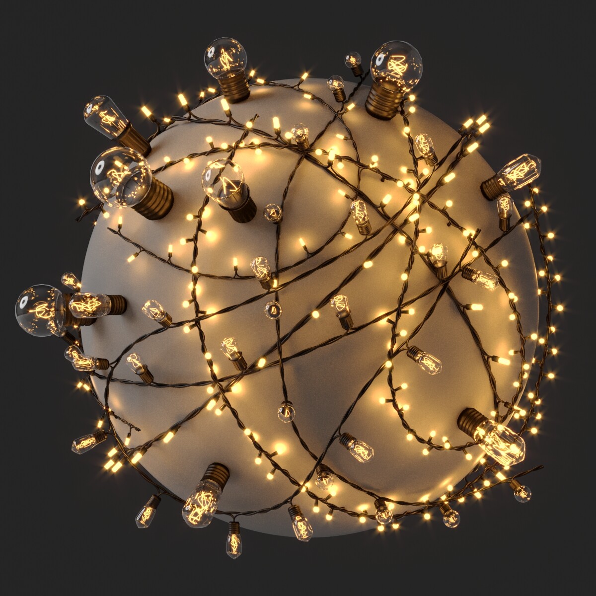 ArtStation - lamps and wire imm curve brush