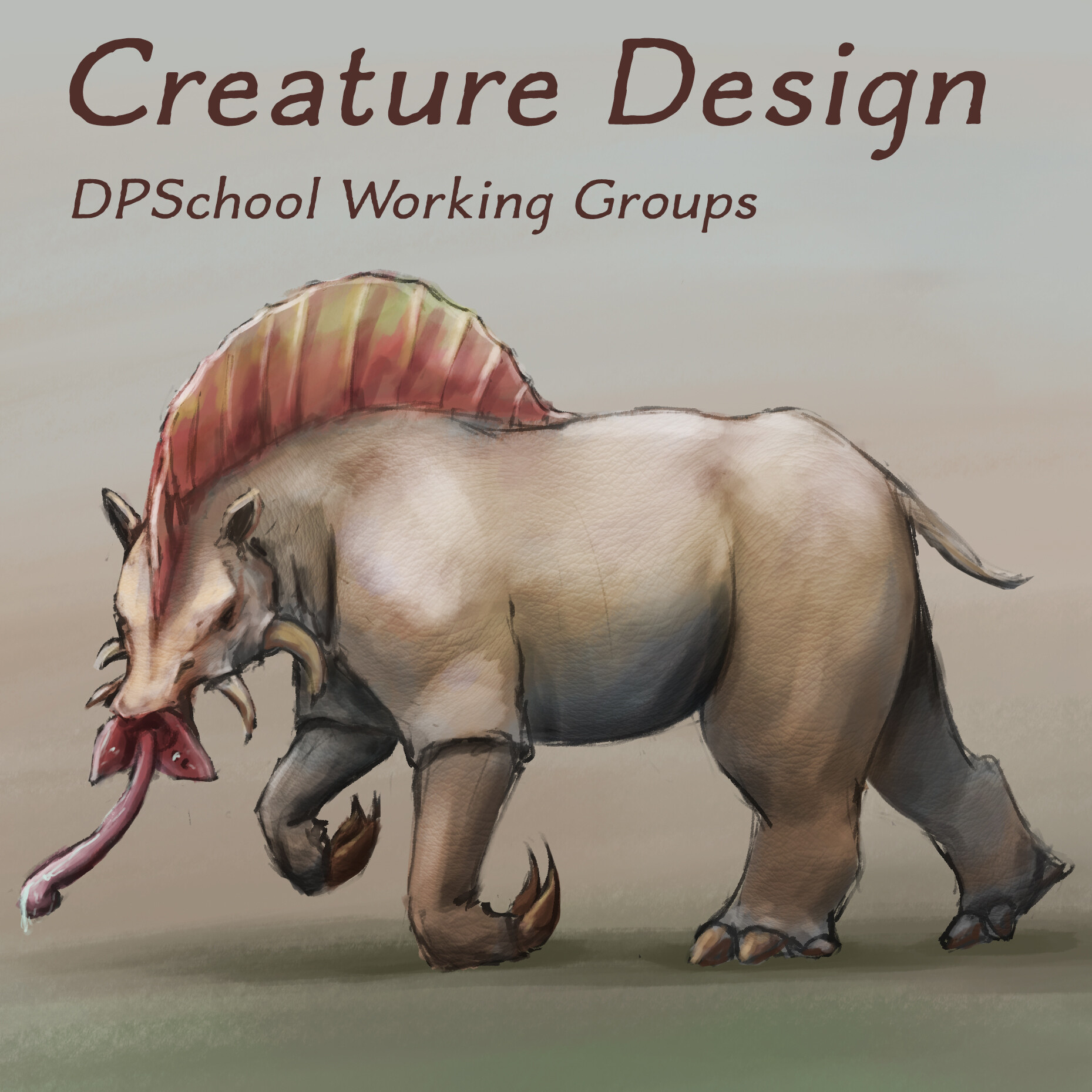 ArtStation - Creature Design - DigitalPainting.School Working Group