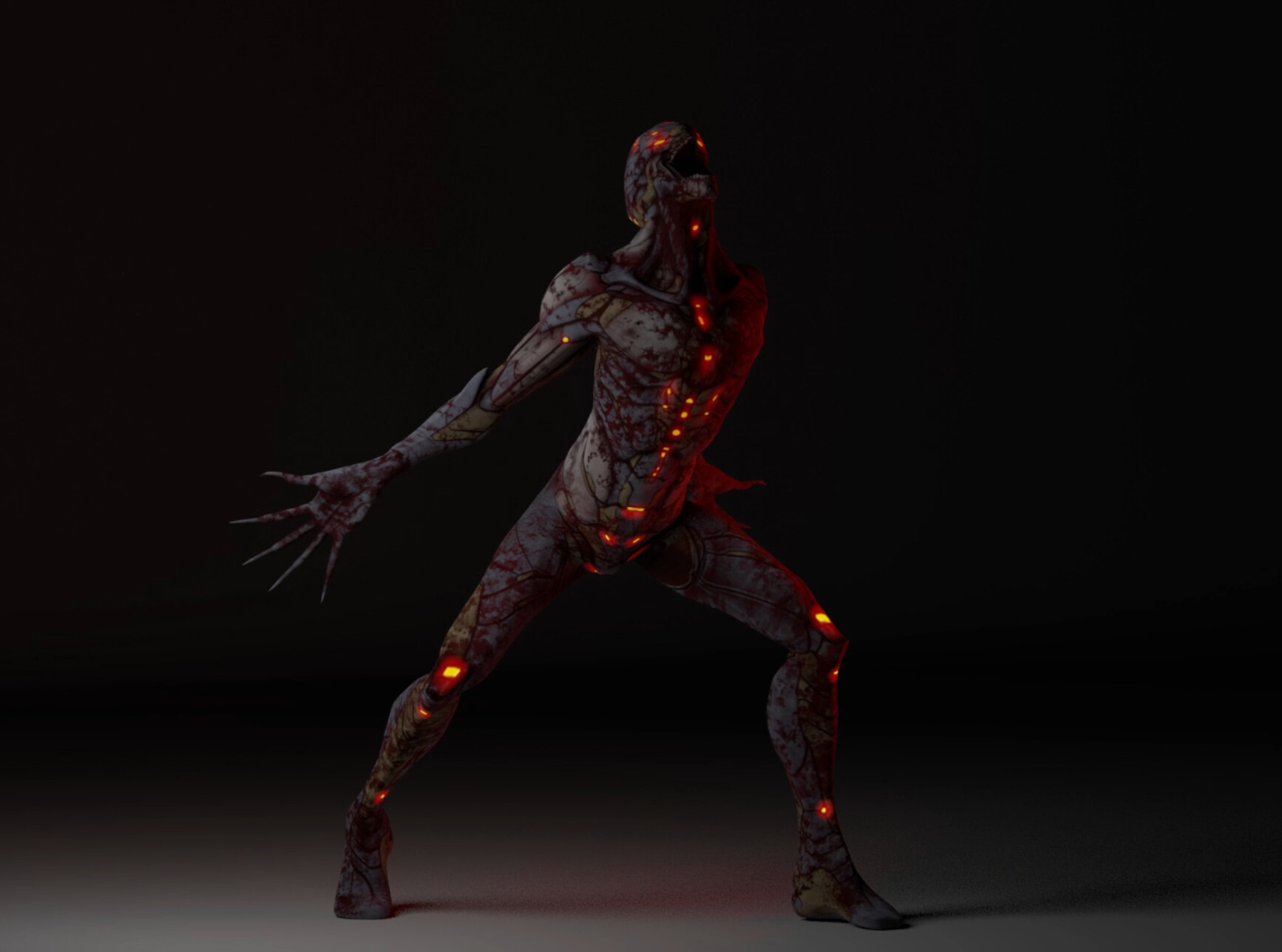 ArtStation - Biomechanical Mutant Rig & Animation