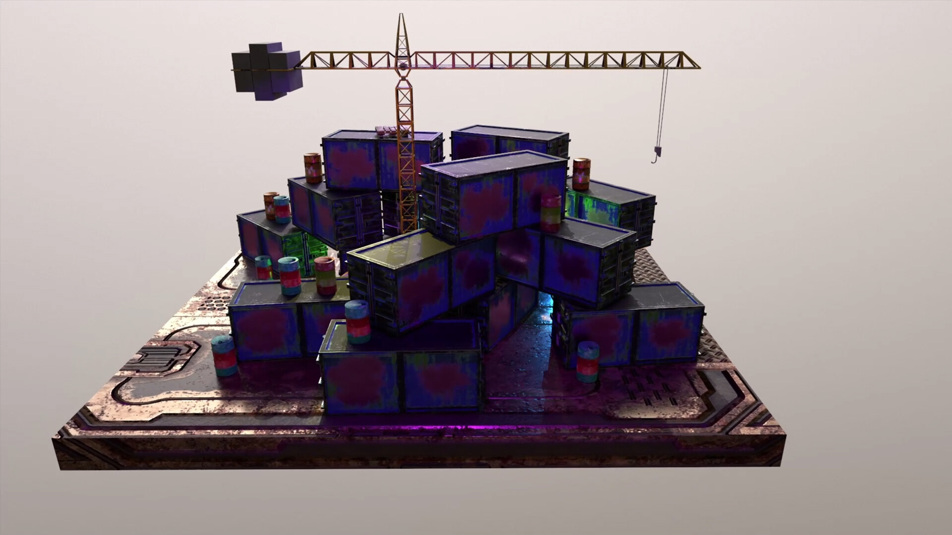 ArtStation - Containers Environment (Shipment COD)