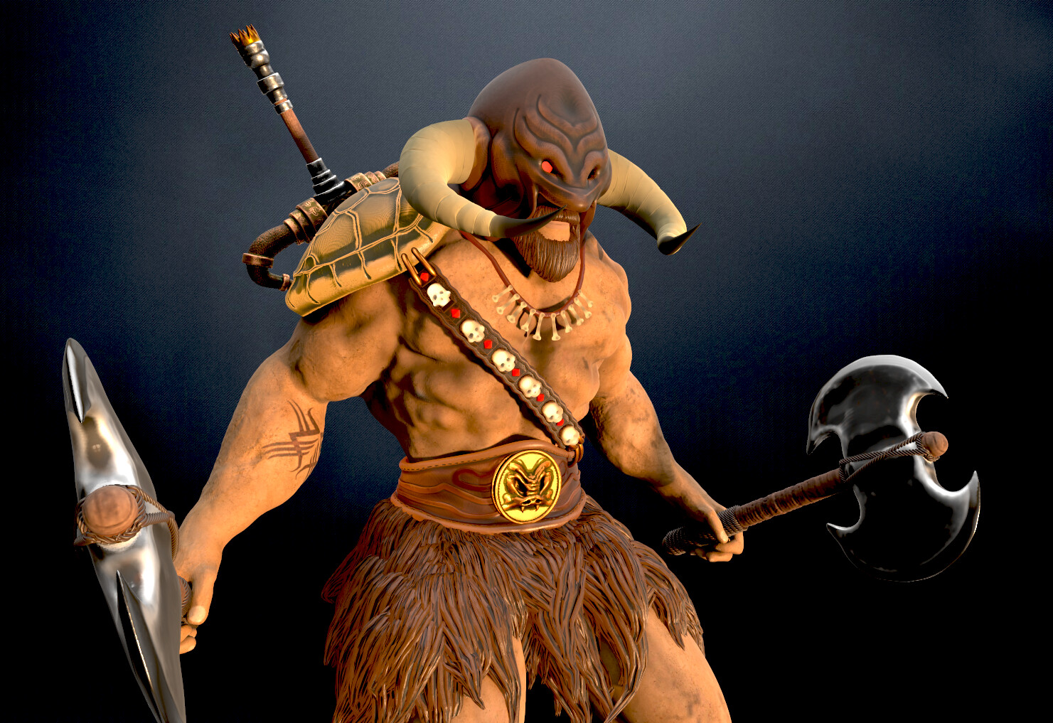 Geoff Graham - Barbarian Sculpt - For 3D Print