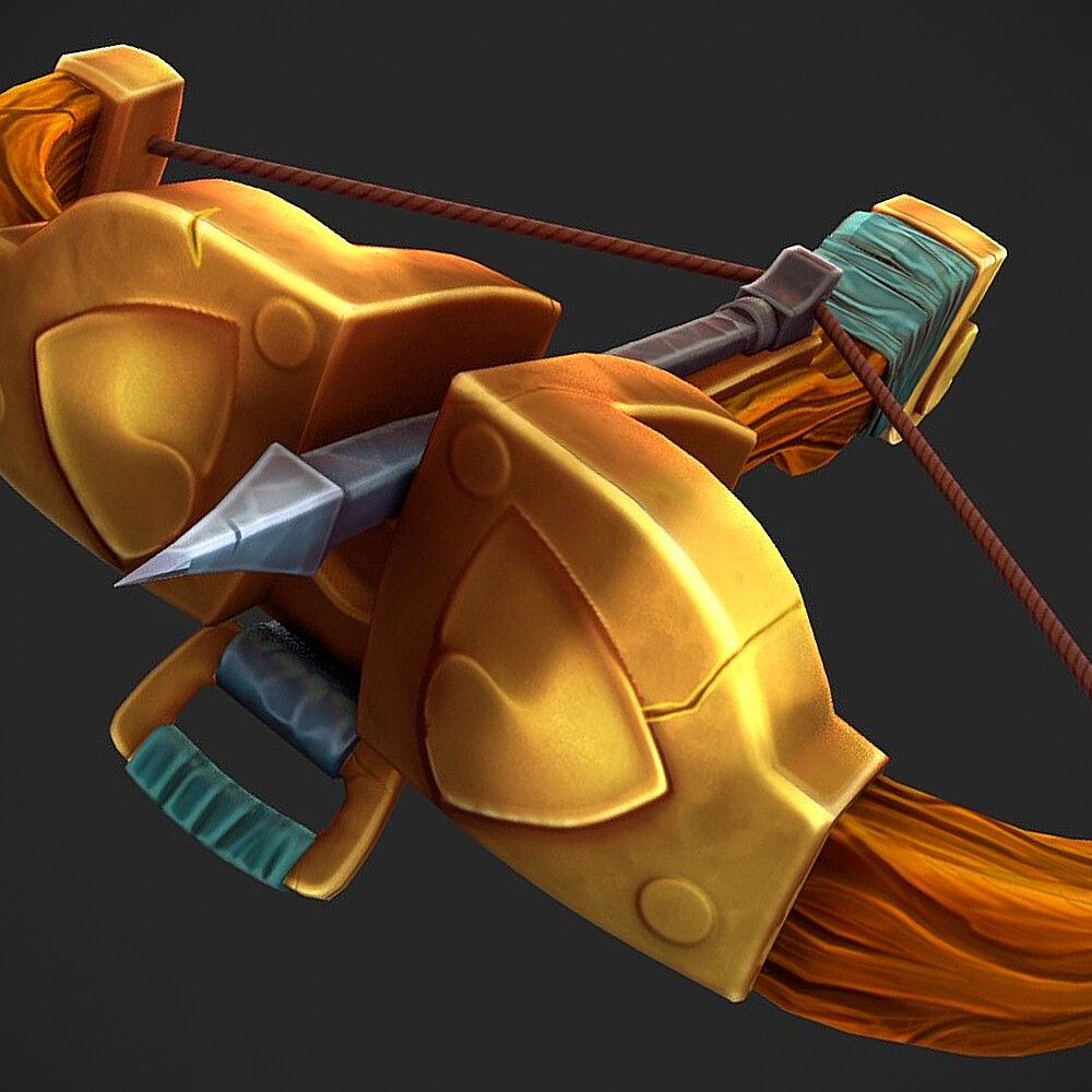 ArtStation - Stylized Handpainted Crossbow